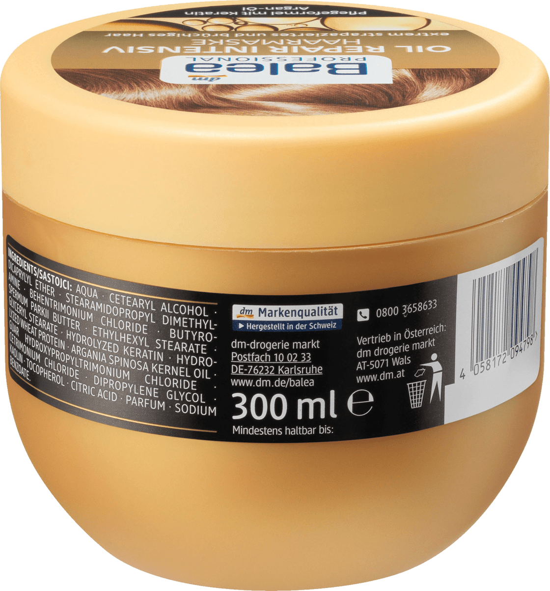 Balea Masque Cheveux Intensif | Balea Maroc à prix bas | Hbito.ma ...